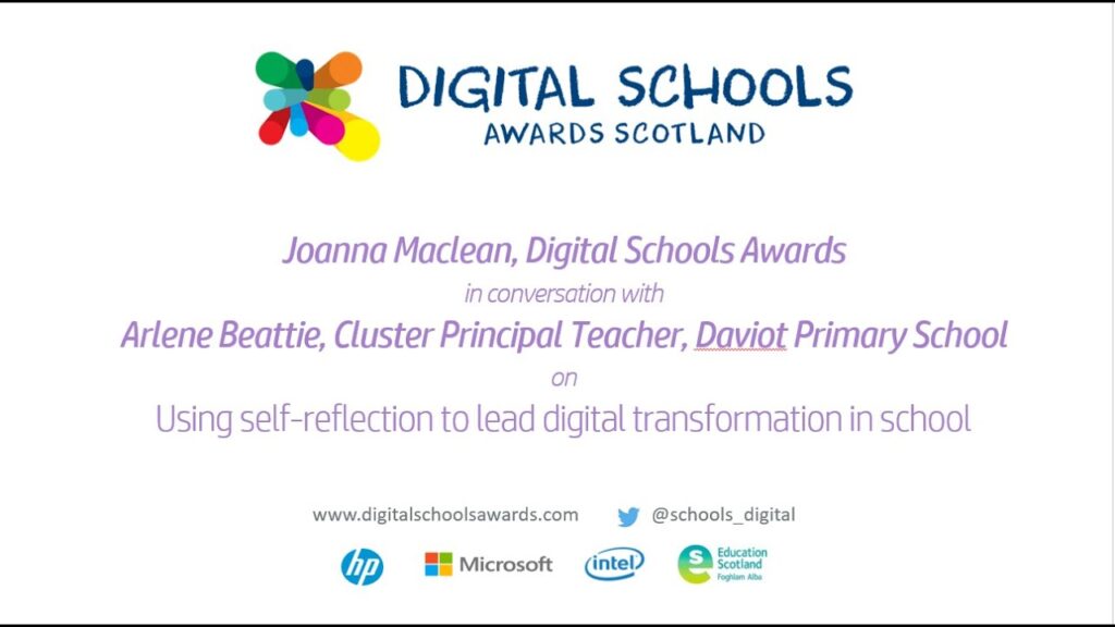 Leadership Series #4 Daviot Primary School, Scotland - Digital Schools Awards